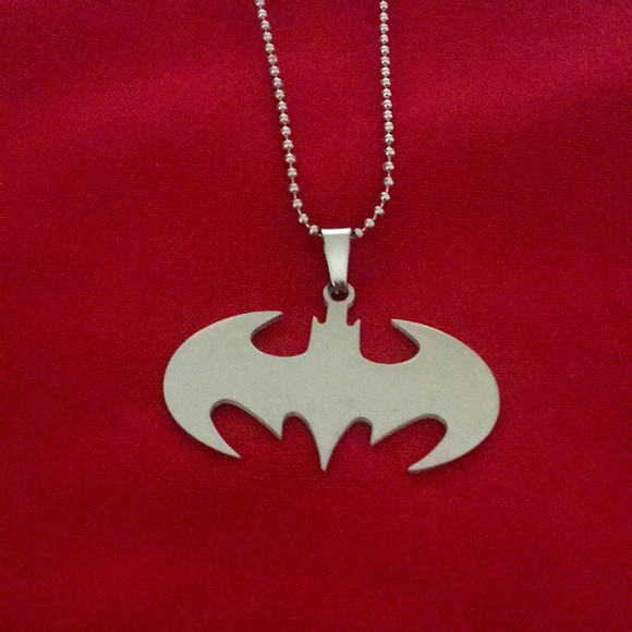 Accessories | Batman Logo Stainless Steel Charm With 22 Chain | Poshmark